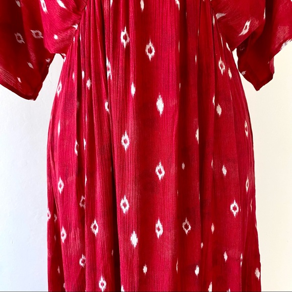 Knox Rose | Dresses | Knox Rose Red Strawberry Jam Boho Style Dress ...